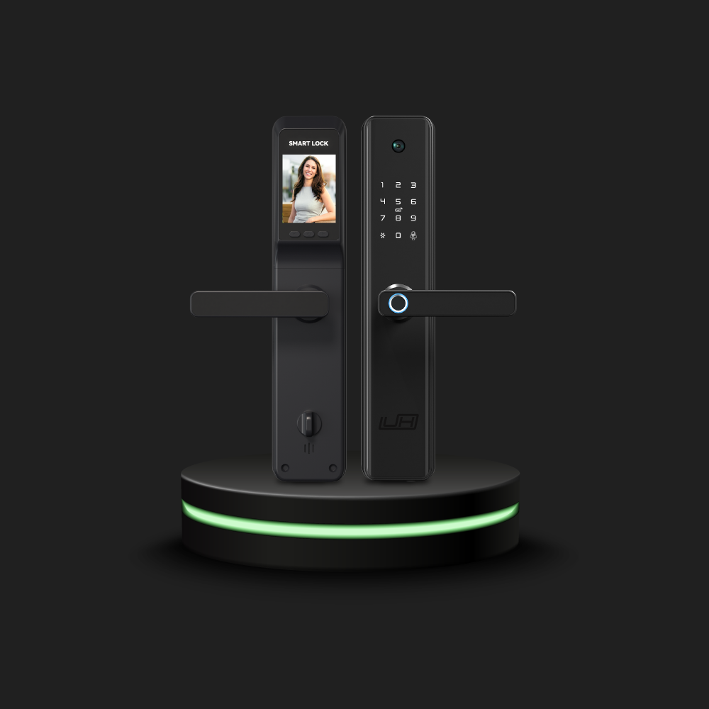 Eagle-eye advanced 930 - Cerradura inteligente con cámara de video – Uhtech